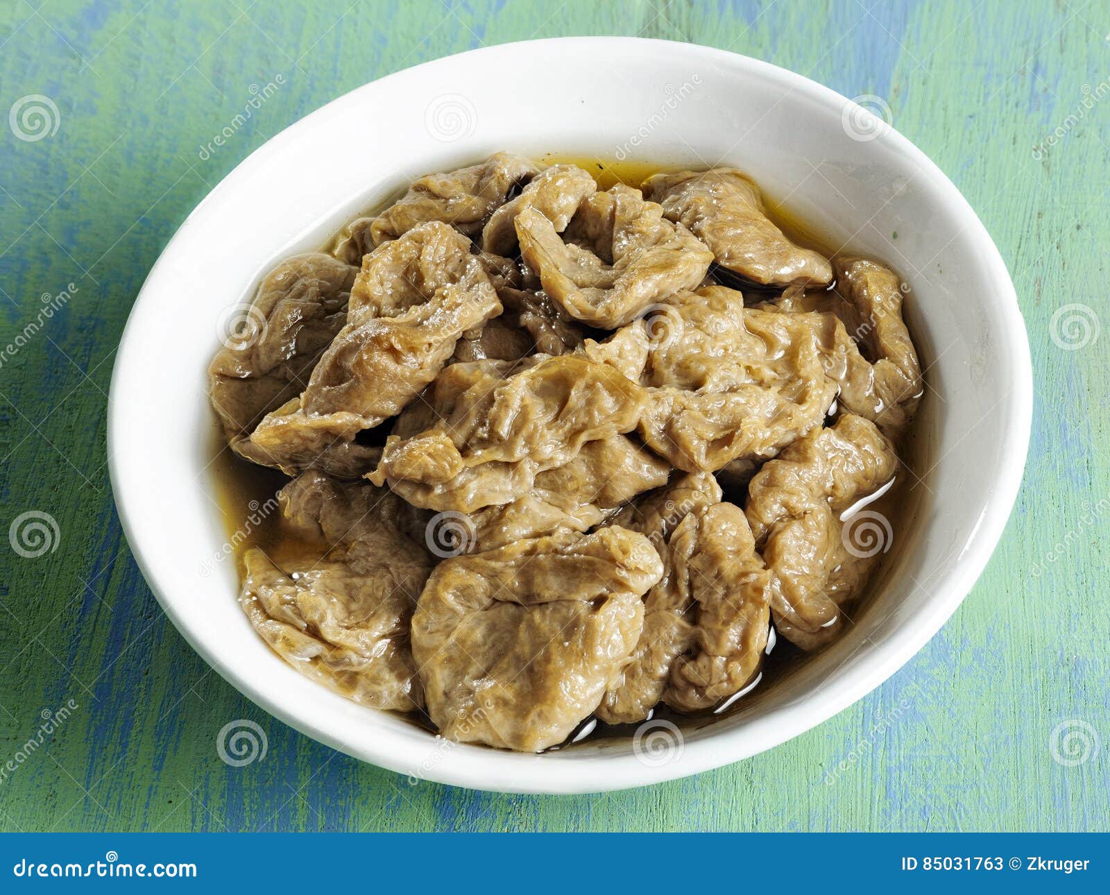Seitan Vegetarian Mock Abalone Stock Image - Image of food, gluten ...