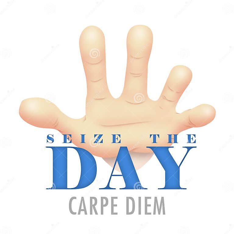 Seize the Day stock illustration. Illustration of dead - 48485590