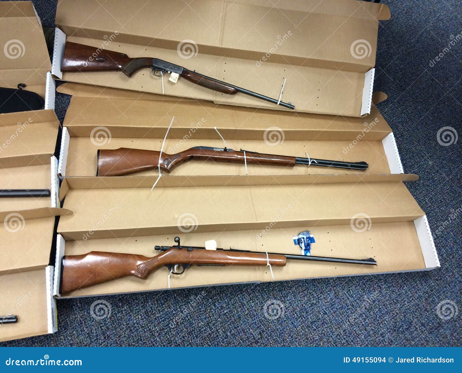 Police Seized Guns and Rifles Stock Photo - Image of guns, benjamin ...