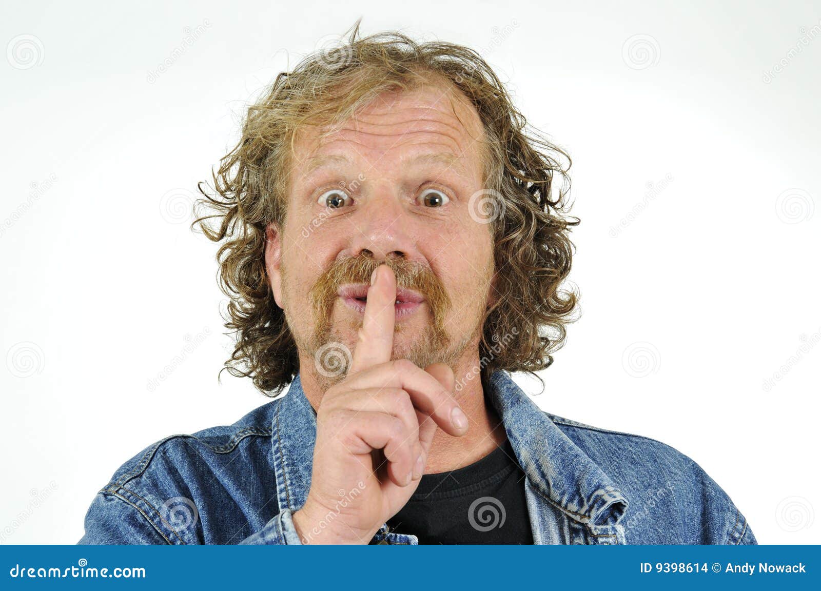 Seja quieto foto de stock. Imagem de homem, bordos, olhar - 9398614