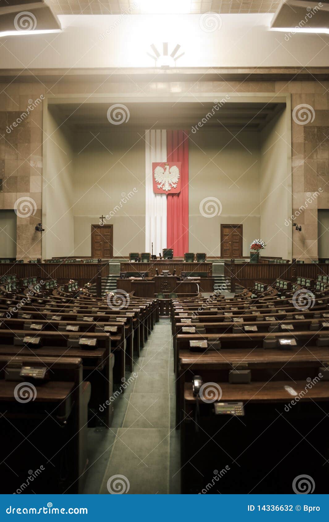 The Sejm - Polish Parliament Stock Photo - Image of bench, member: 14336632