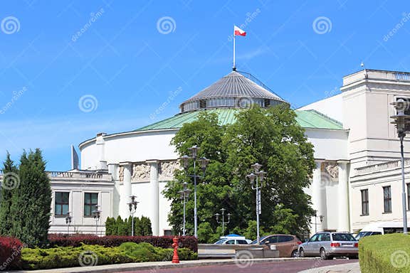 Sejm, Pologne image éditorial. Image du fédéral, europe - 73688570