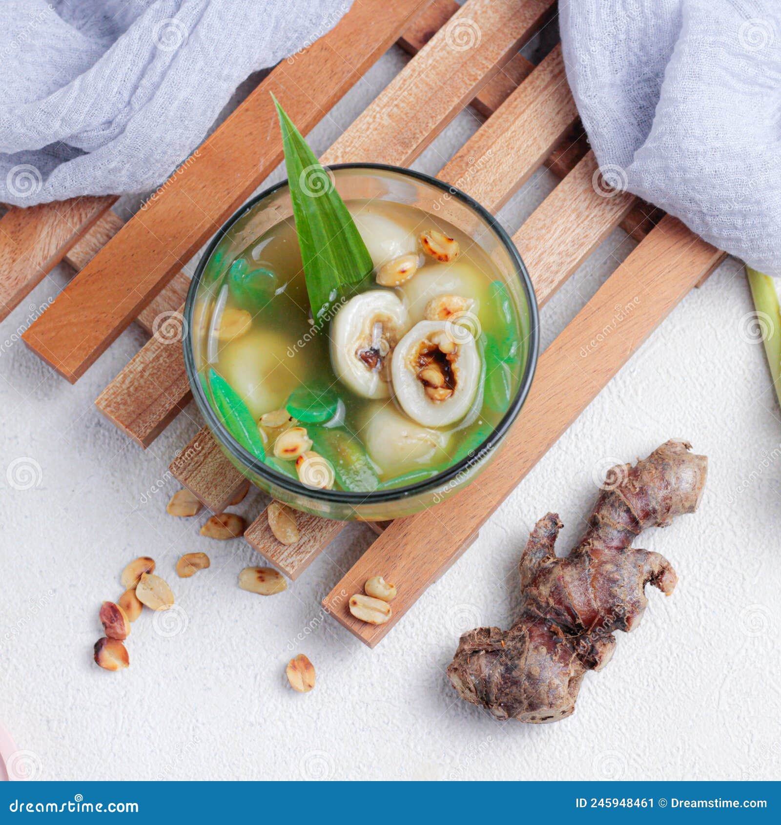 Sekoteng Hot ginger drink stock image. Image of drink - 245948461