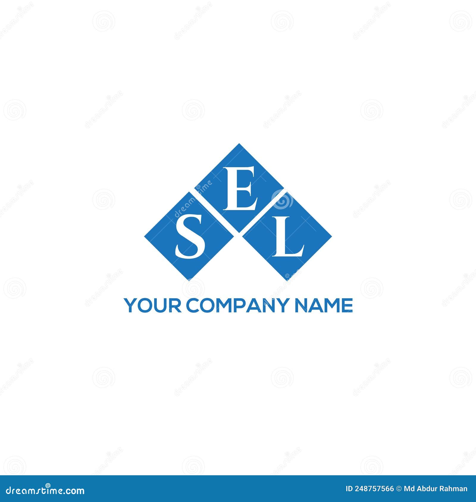 SEL Letter Logo Design on BLACK Background. SEL Creative Initials ...