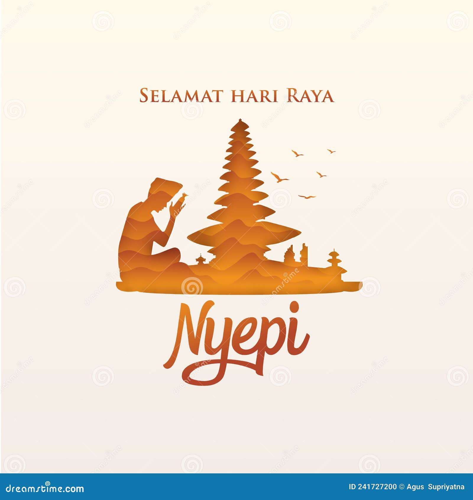 Selamat Hari Raya Nyepi. Translation: Happy Day of Silence Nyepi Stock ... Selamat Hari Raya Nyepi. Translation: Happy Day of Silence Nyepi Stock ...