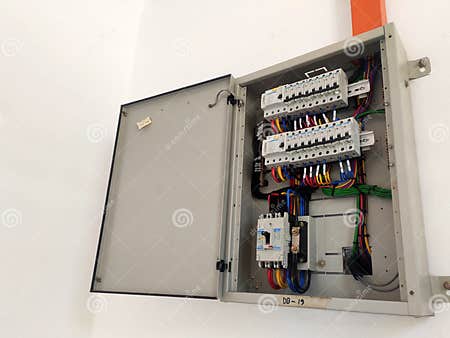 Electrical Distribution Board and it`s Component in the Installation ...