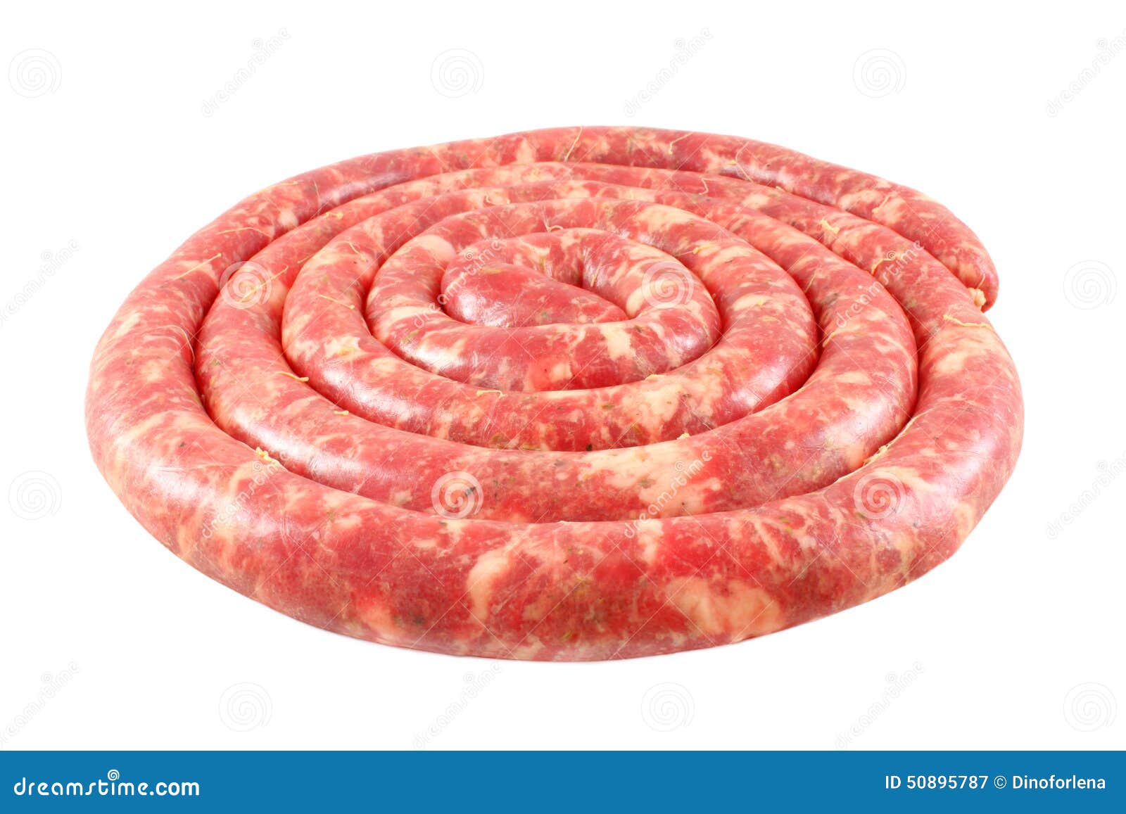 Selbst gemachte rohe Wurst stockbild. Bild von feinschmecker - 50895787