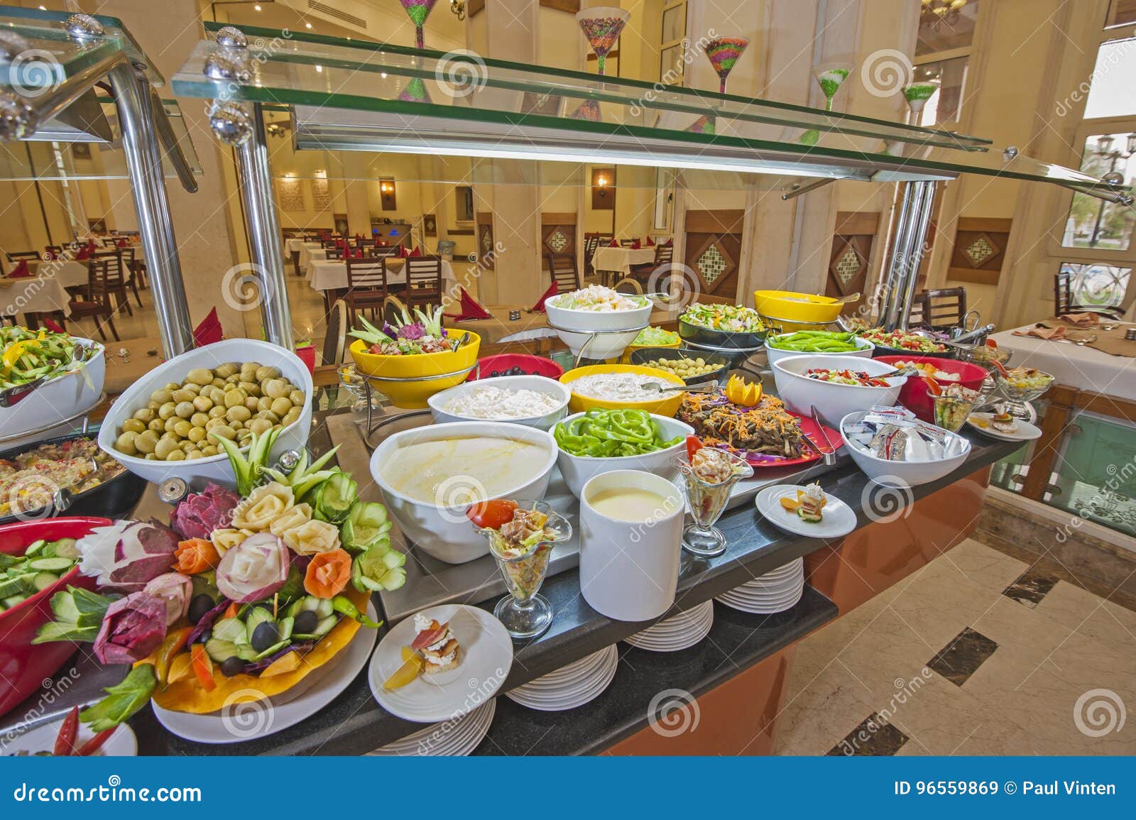 Restaurant Buffet Line Royalty-Free Stock Image | CartoonDealer.com ...