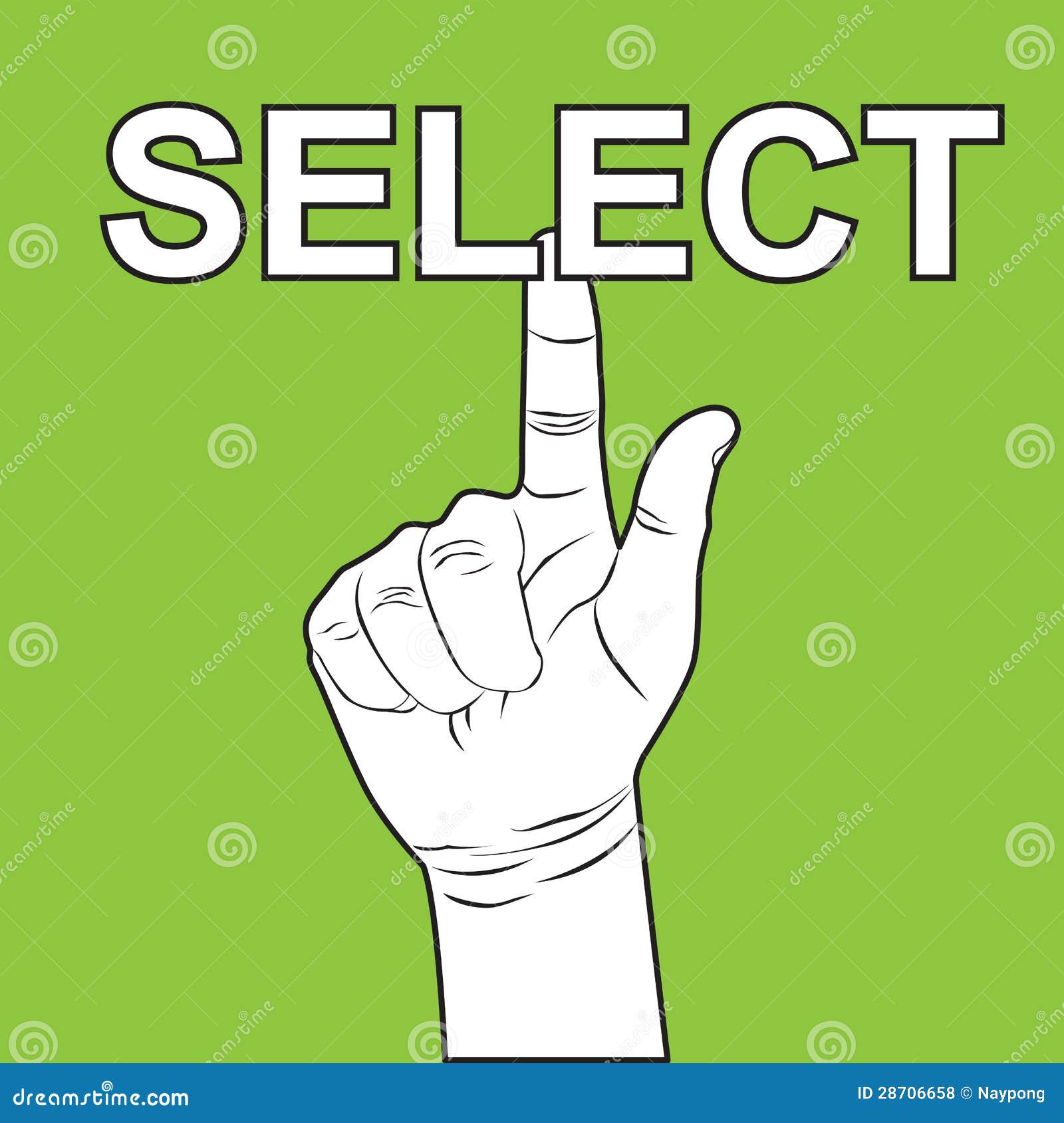 SELECT stock illustration. Illustration of professional - 28706658