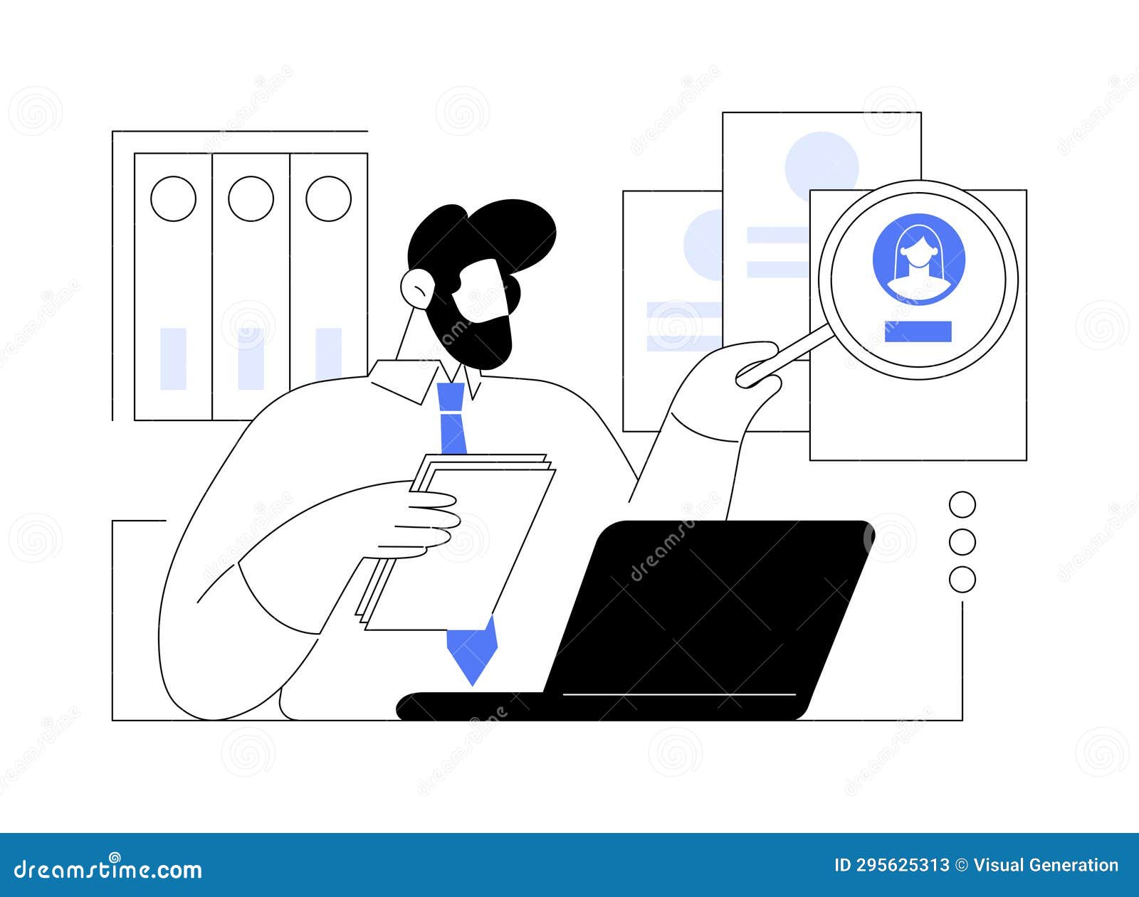 Select Candidates Isolated Cartoon Vector Illustrations. Stock Vector ...