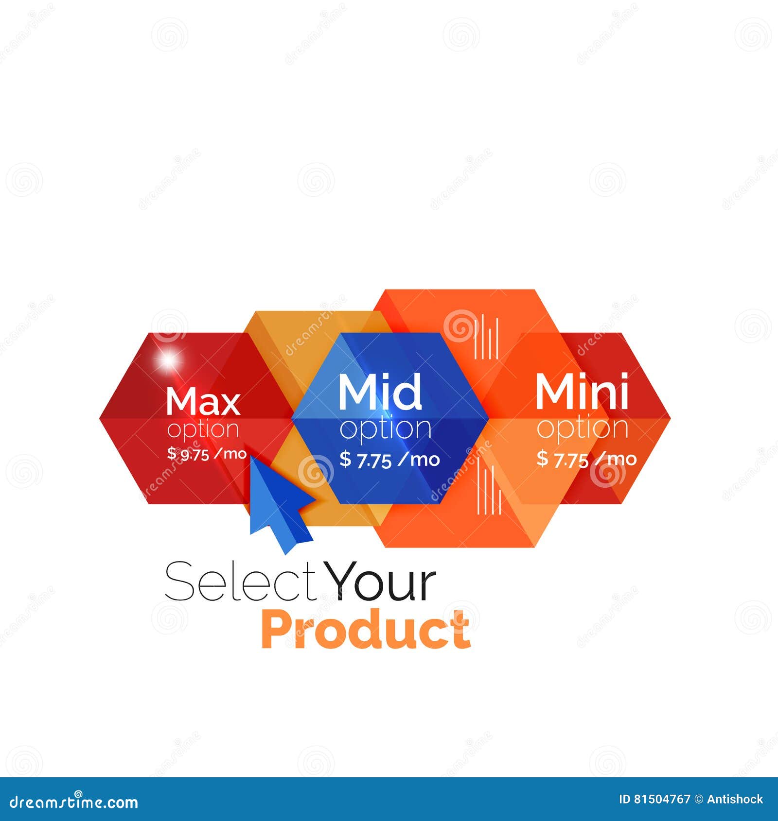 Select choice template stock vector. Illustration of cutoff - 81504767