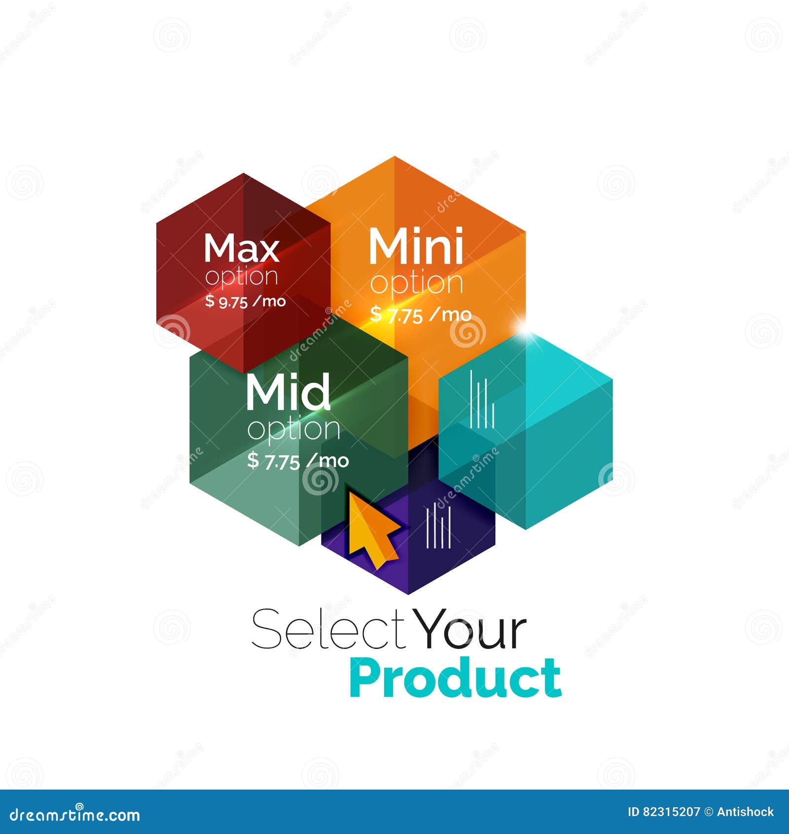 Select choice template stock illustration. Illustration of business ...