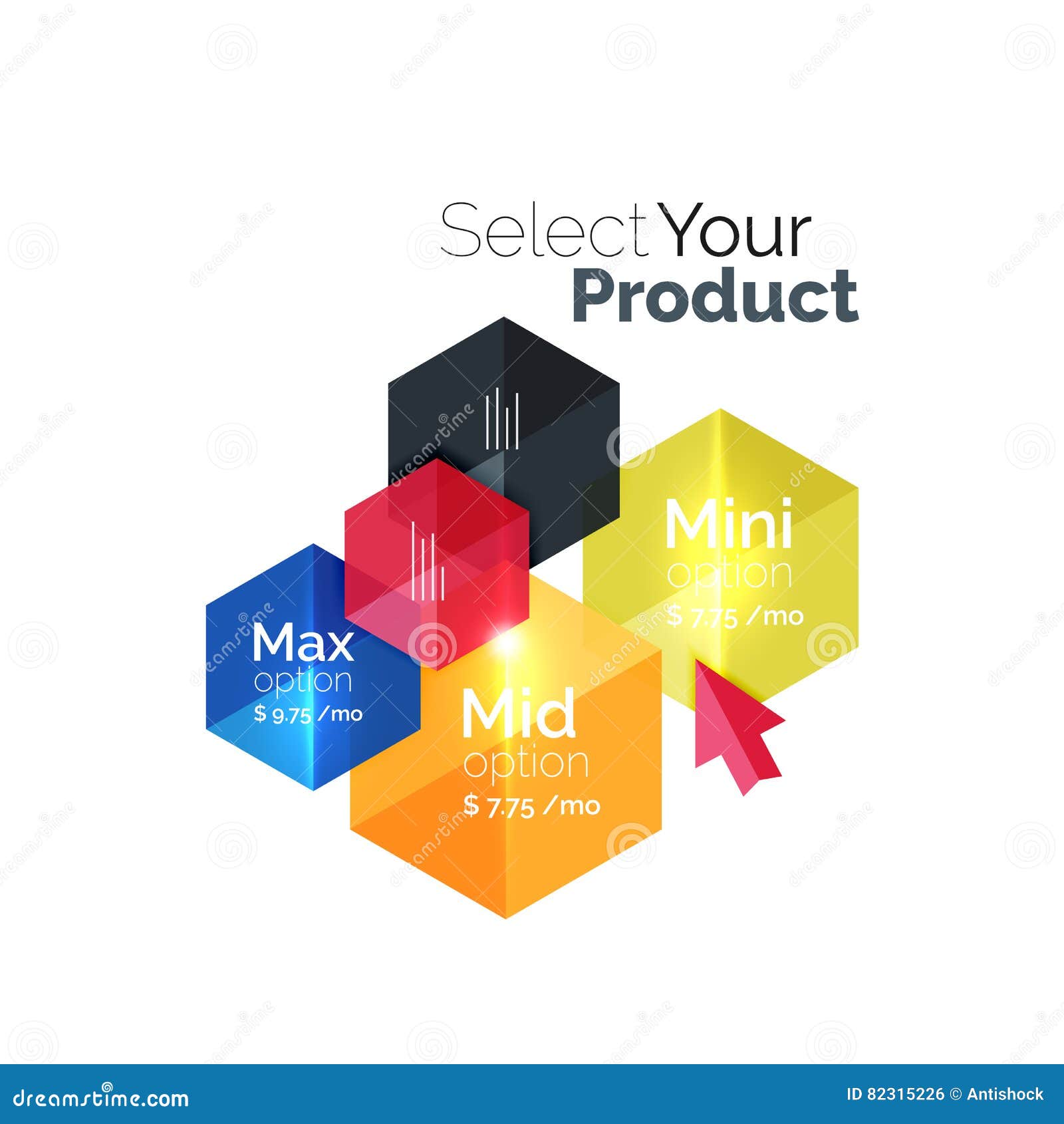 Select choice template stock illustration. Illustration of list - 82315226