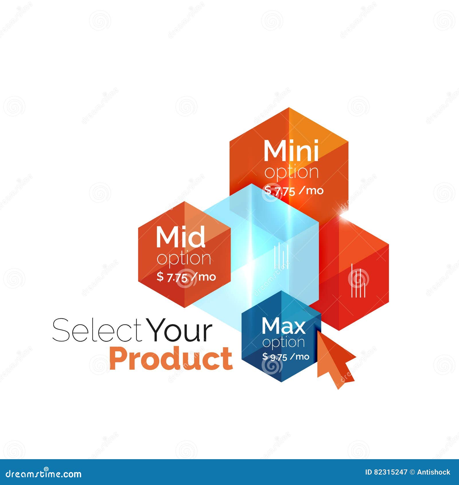 Select choice template stock illustration. Illustration of navigation ...