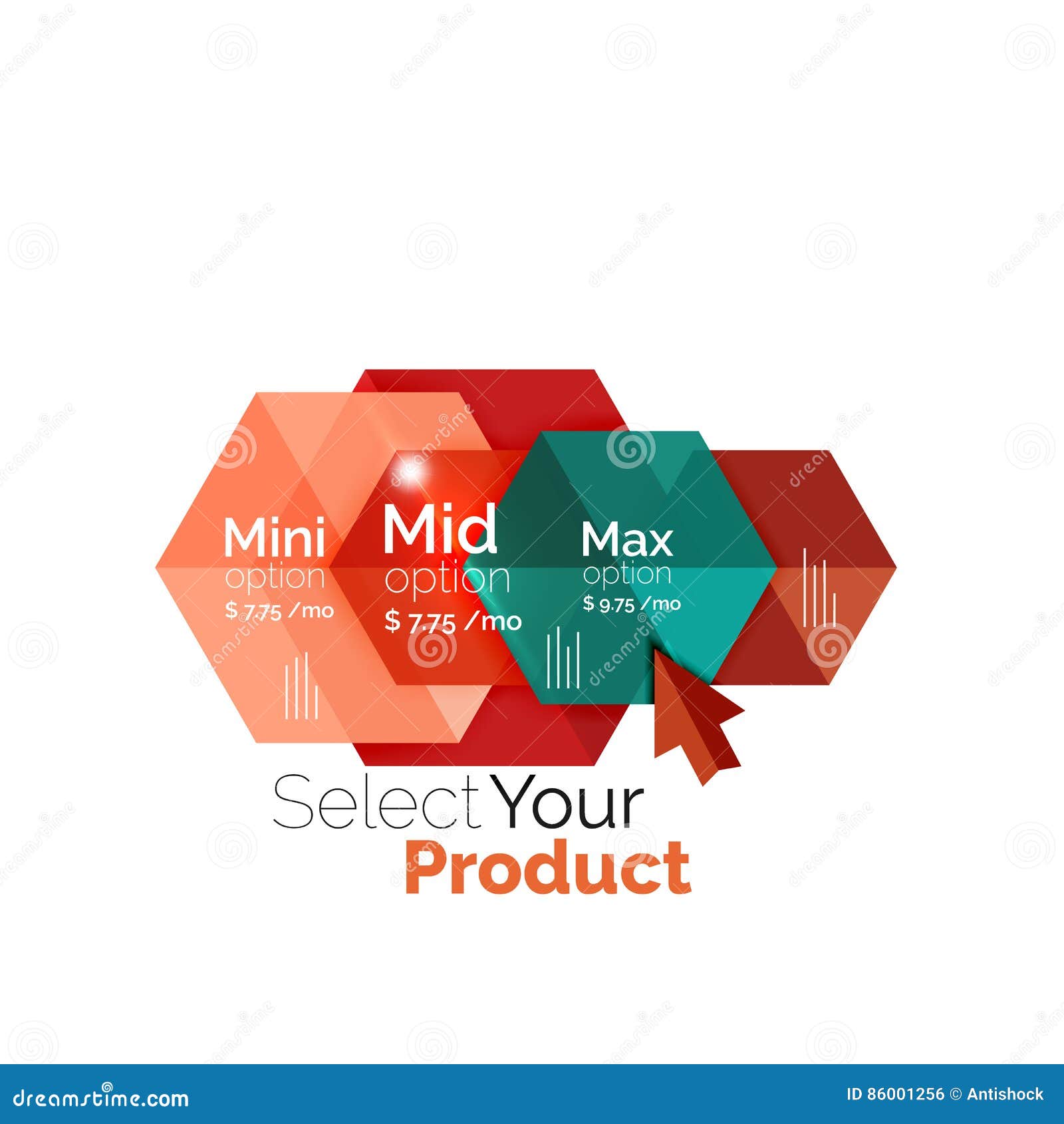 Select choice template stock vector. Illustration of color - 86001256