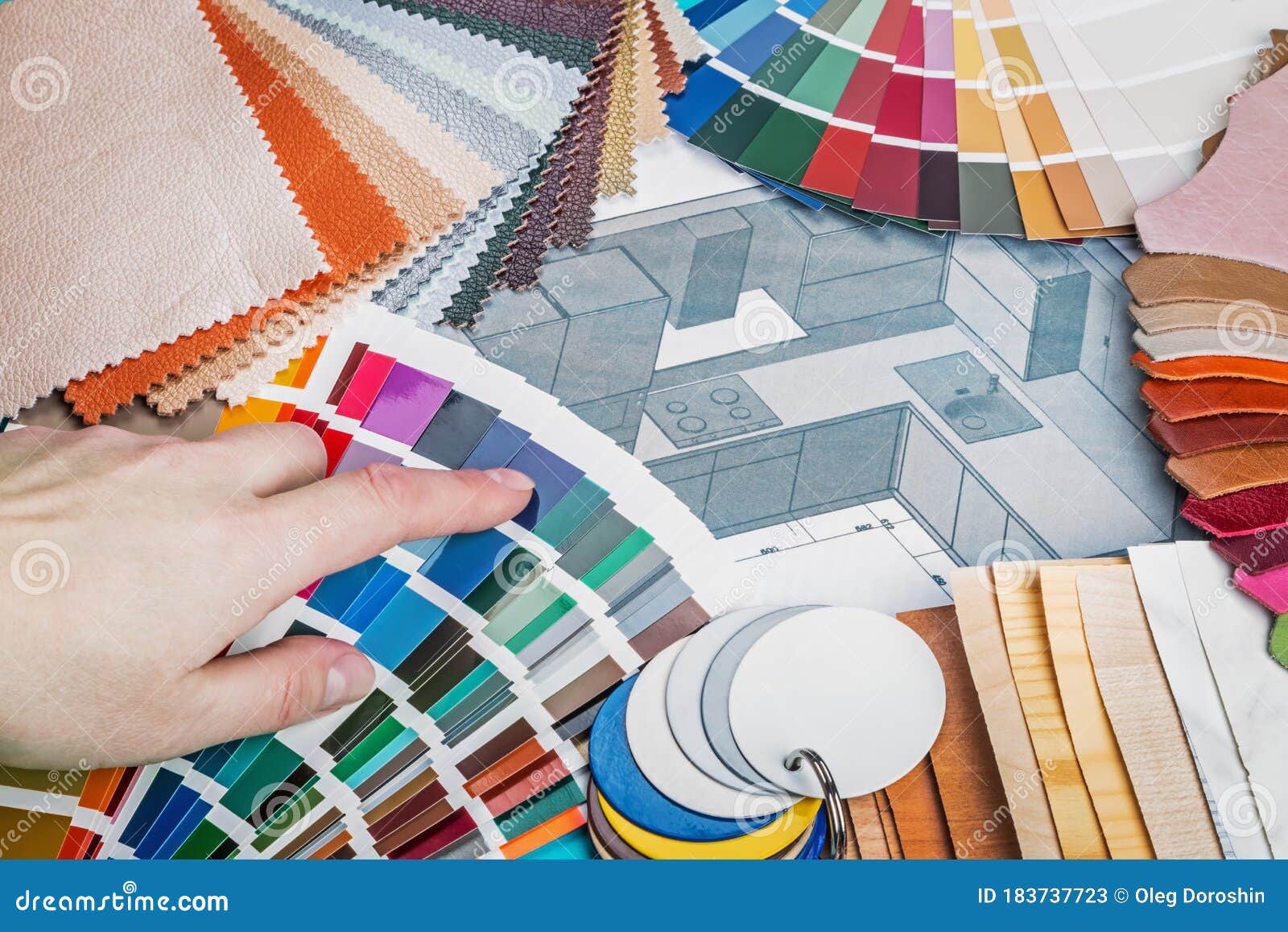 Select a Color from the Color Sample Pallets in the Designer`s ...