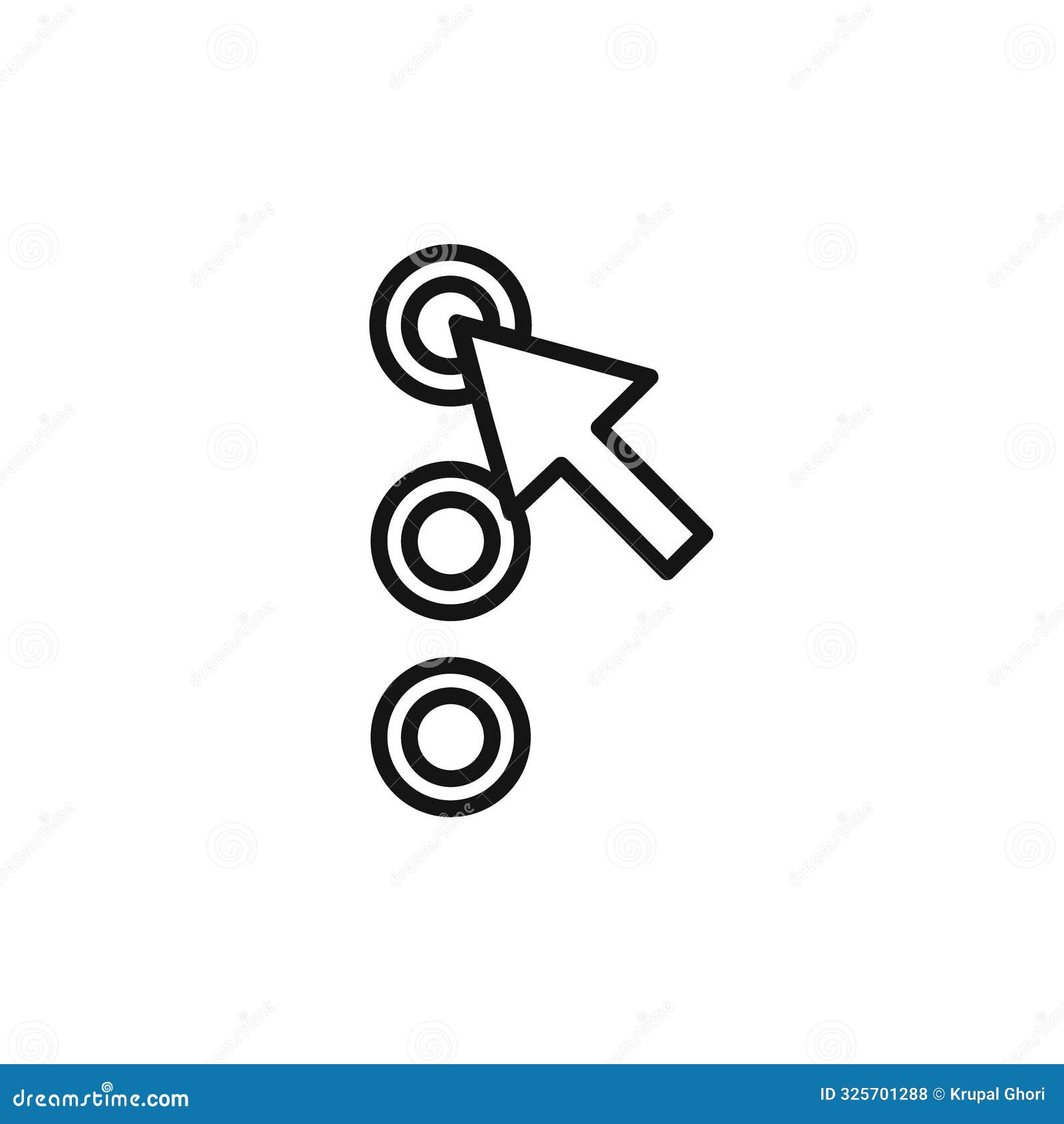 Select Element Icon Vector Set Collection For Web Stock Vector