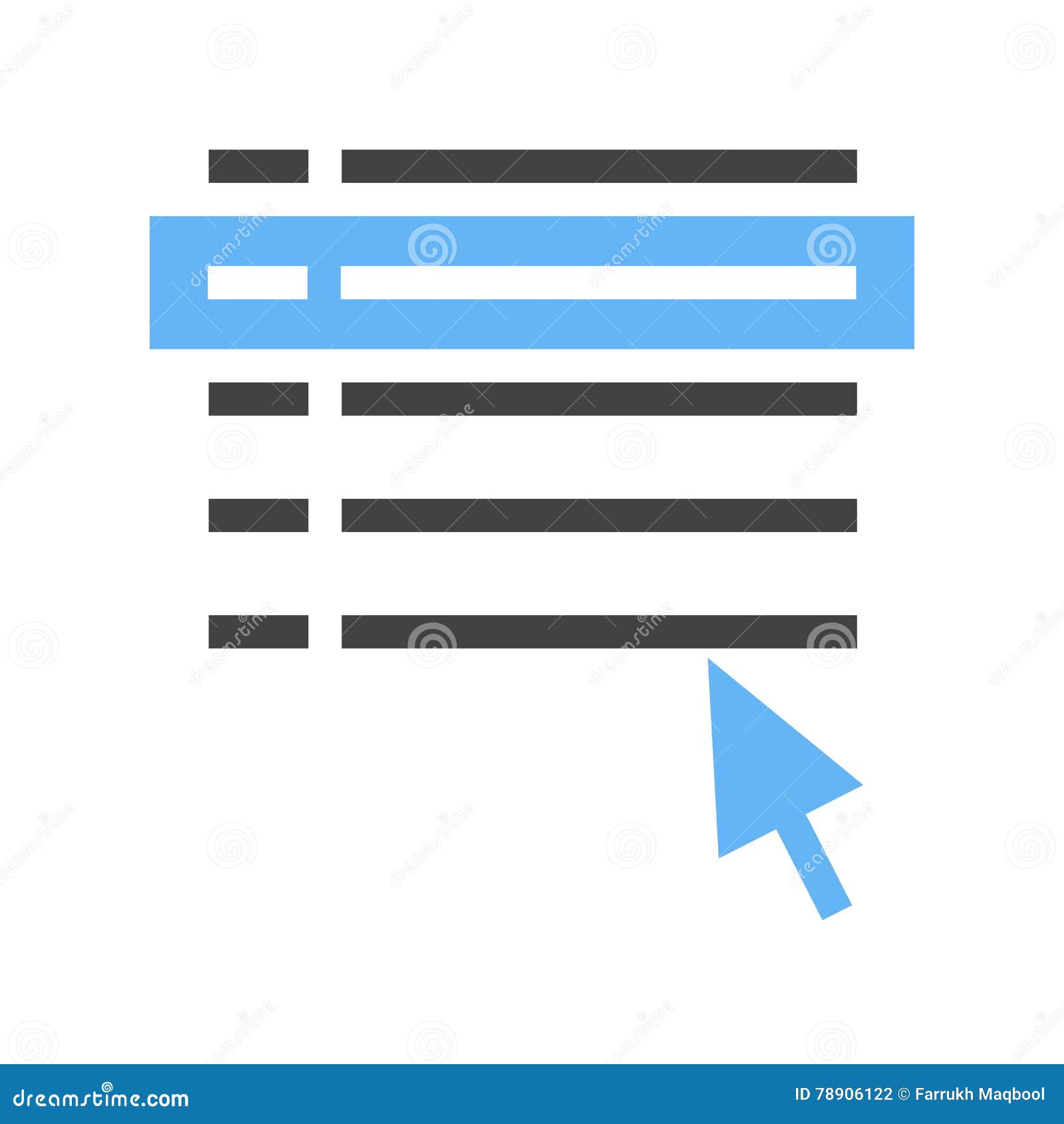 Select File stock vector. Illustration of selected, vector - 78906122