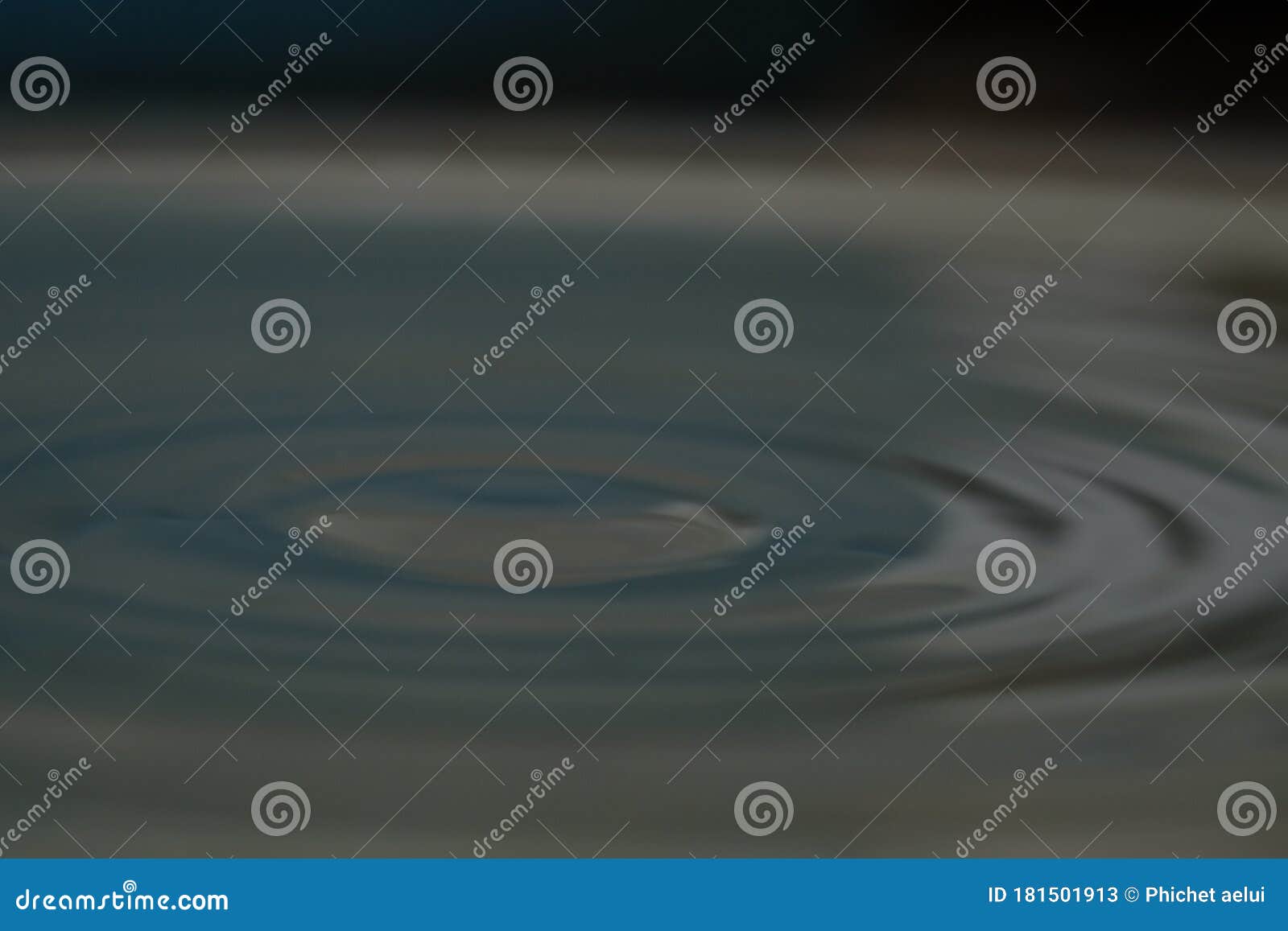 Select the Focal Point, the Surface of the Water Ripples in the Circle ...