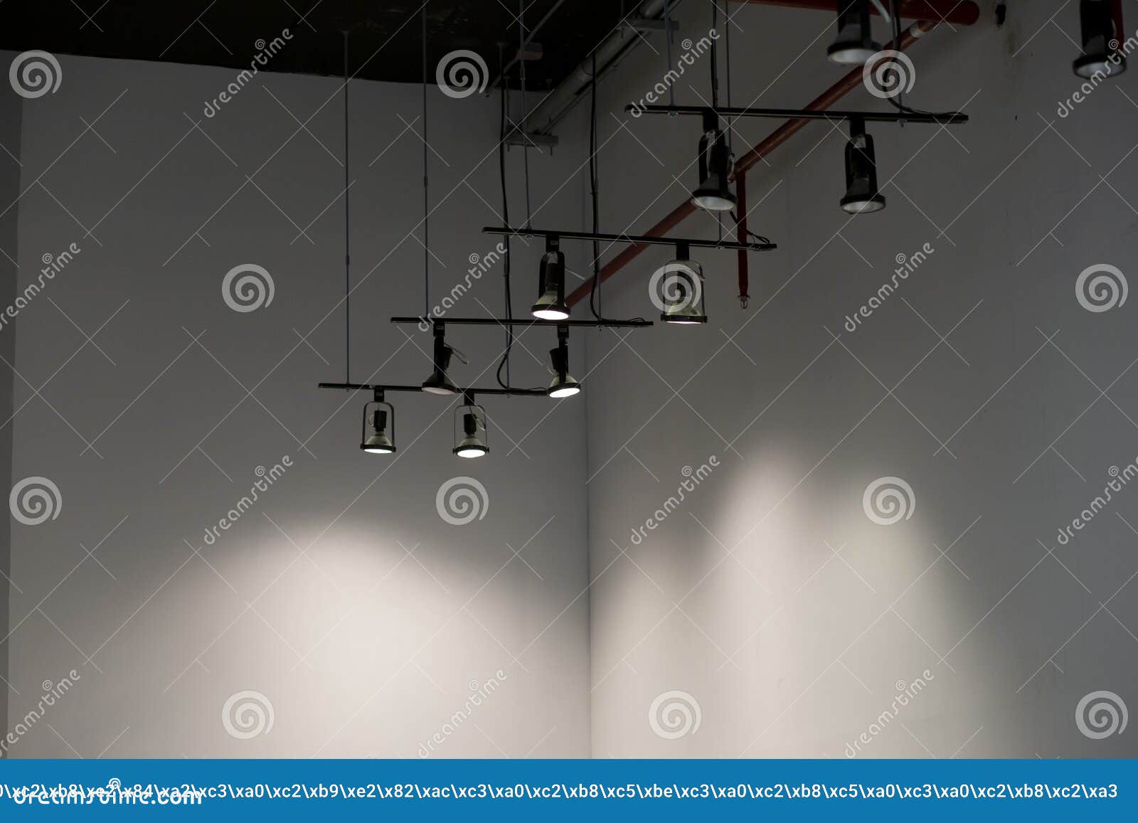 Select the Focus Hanging Studio Light in a White Room, the Light ...
