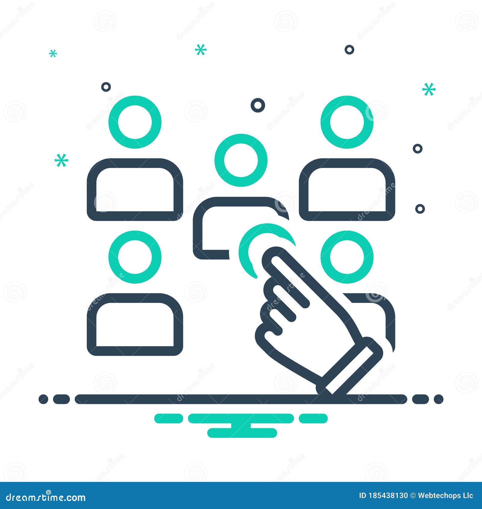 Mix Icon for Select, Choose and Pick Stock Vector - Illustration of ...