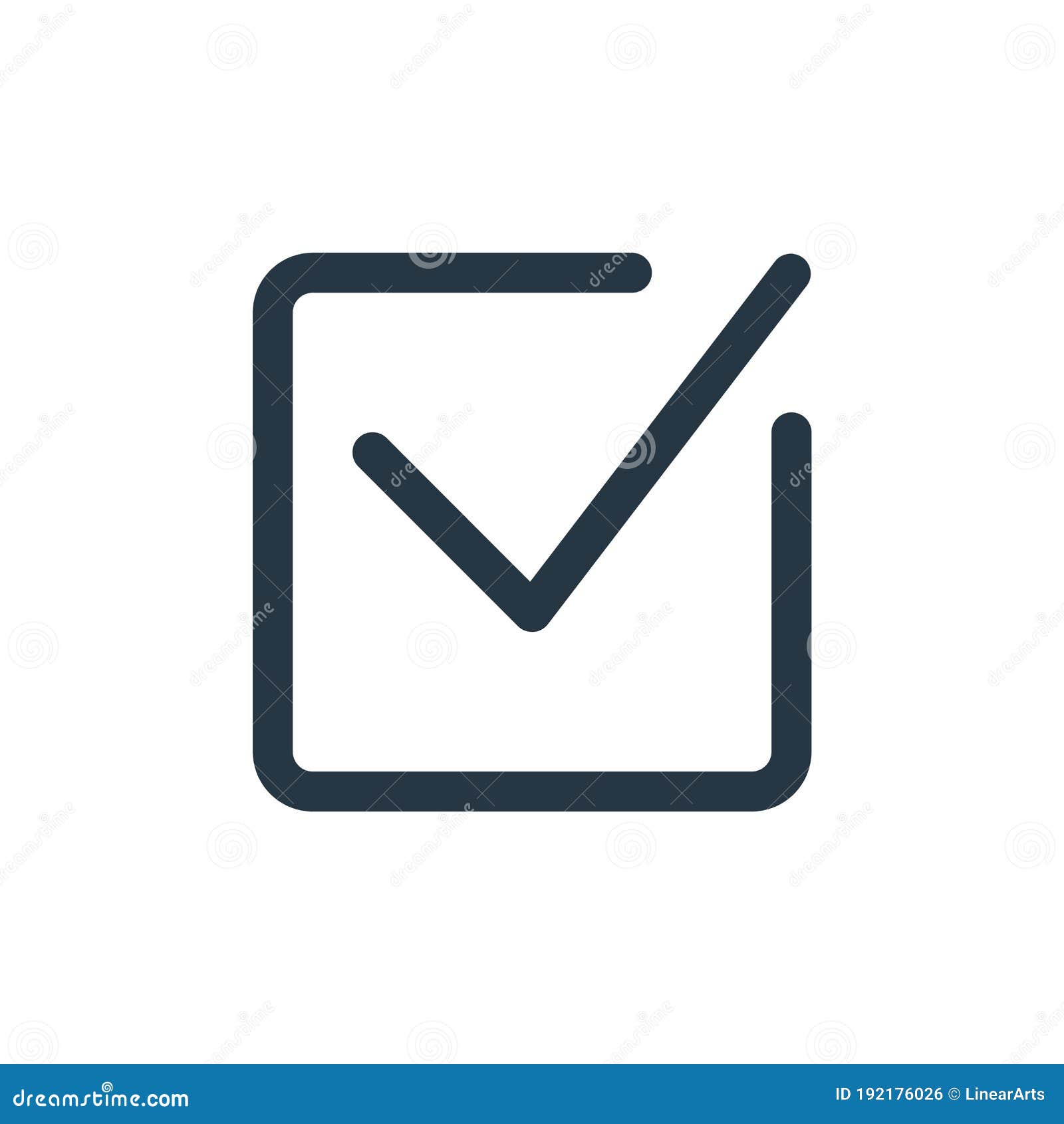 Select Icon Vector from Email Ui Concept. Thin Line Illustration of ...