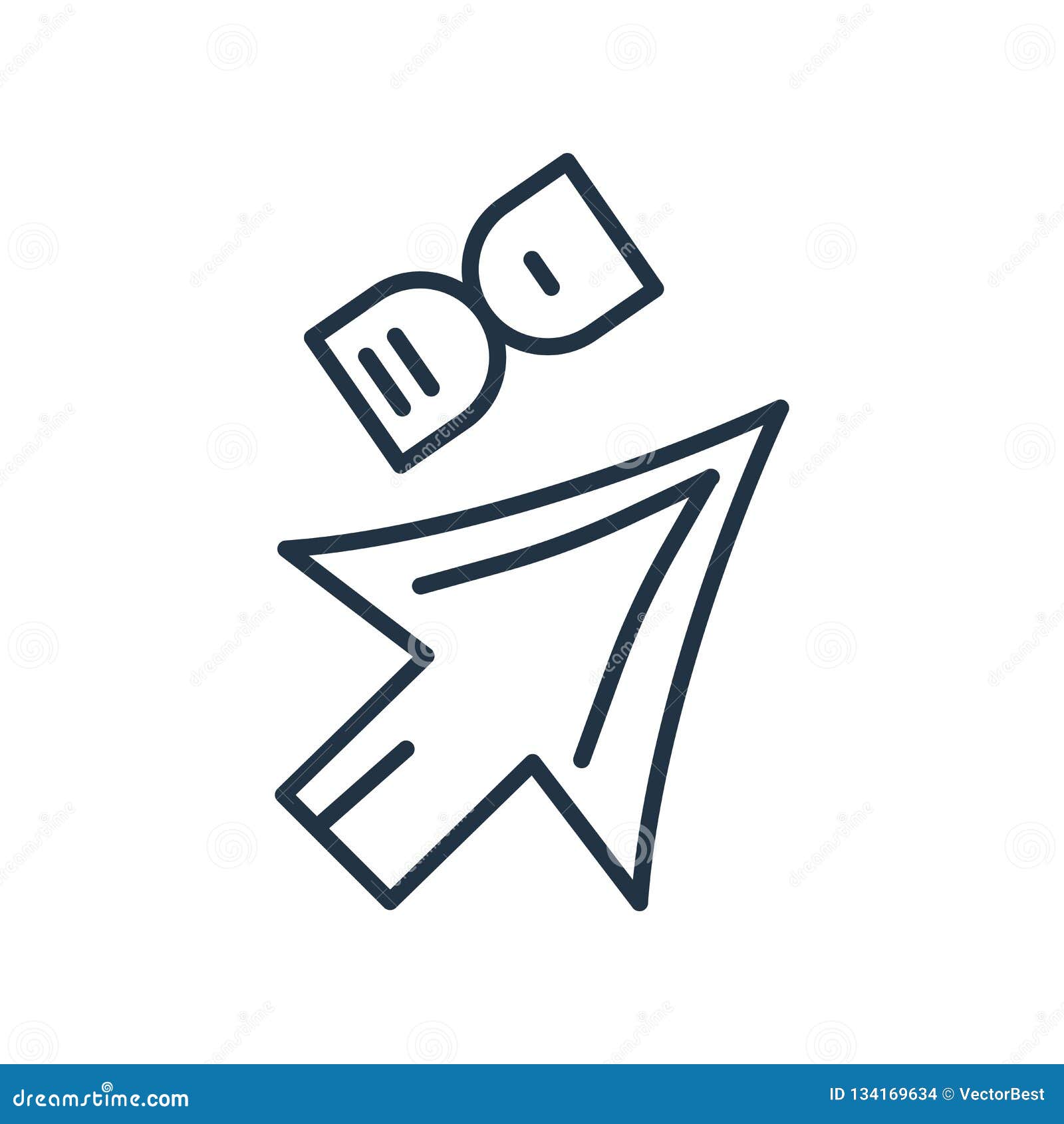 Select Icon Vector Isolated on White Background, Select Sign Stock ...