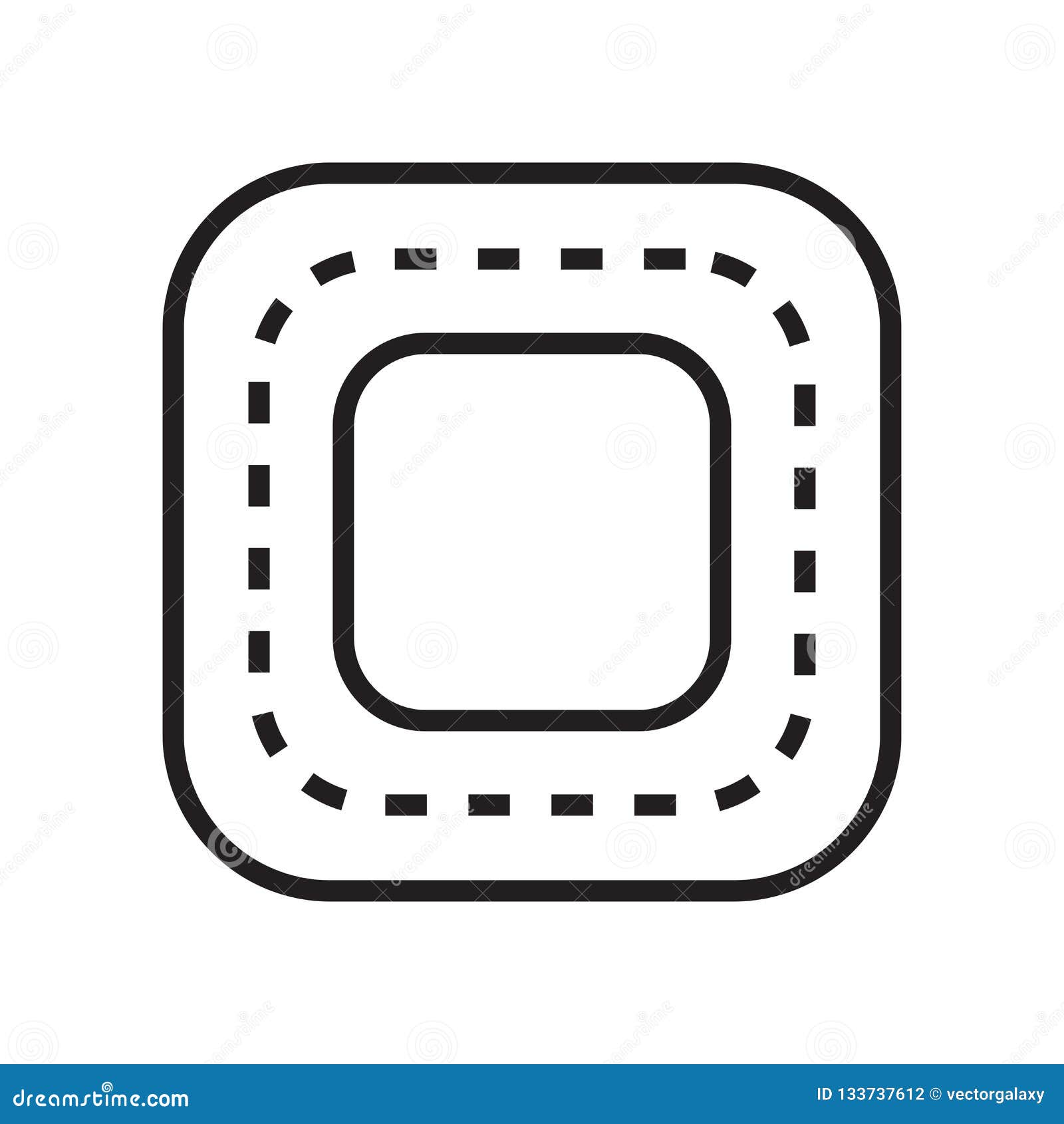 Select Icon Vector Sign and Symbol Isolated on White Background Stock ...