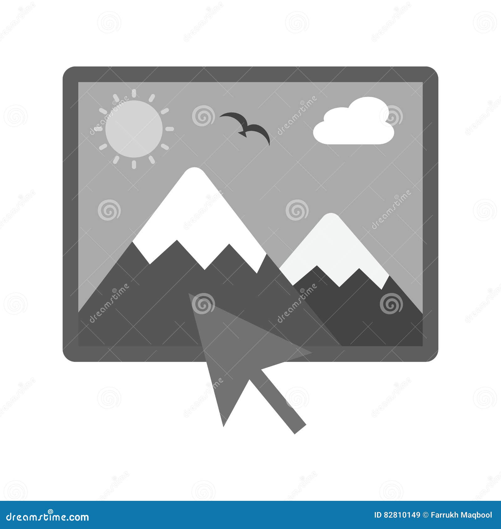 Select Image stock illustration. Illustration of digital - 82810149