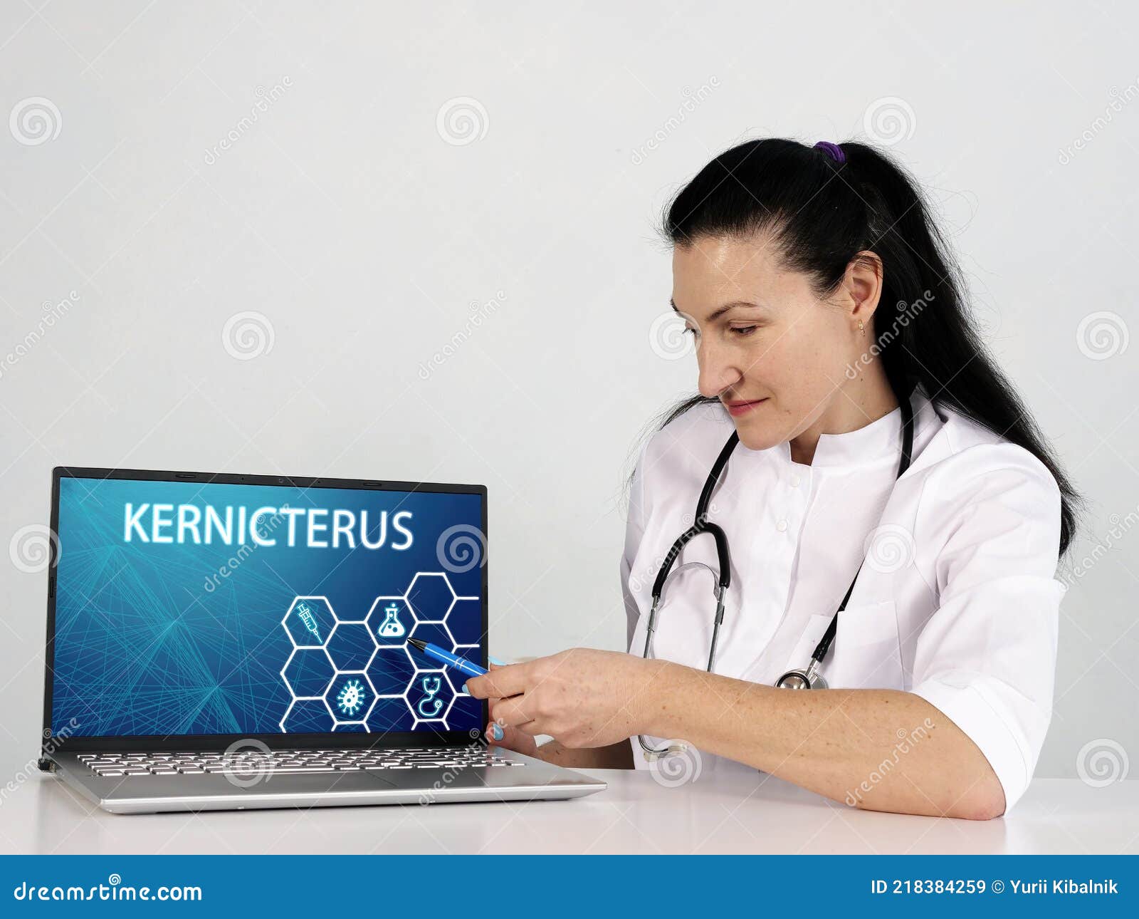Select KERNICTERUS Menu Item. Doctor Use Cell Technologies Stock Image ...