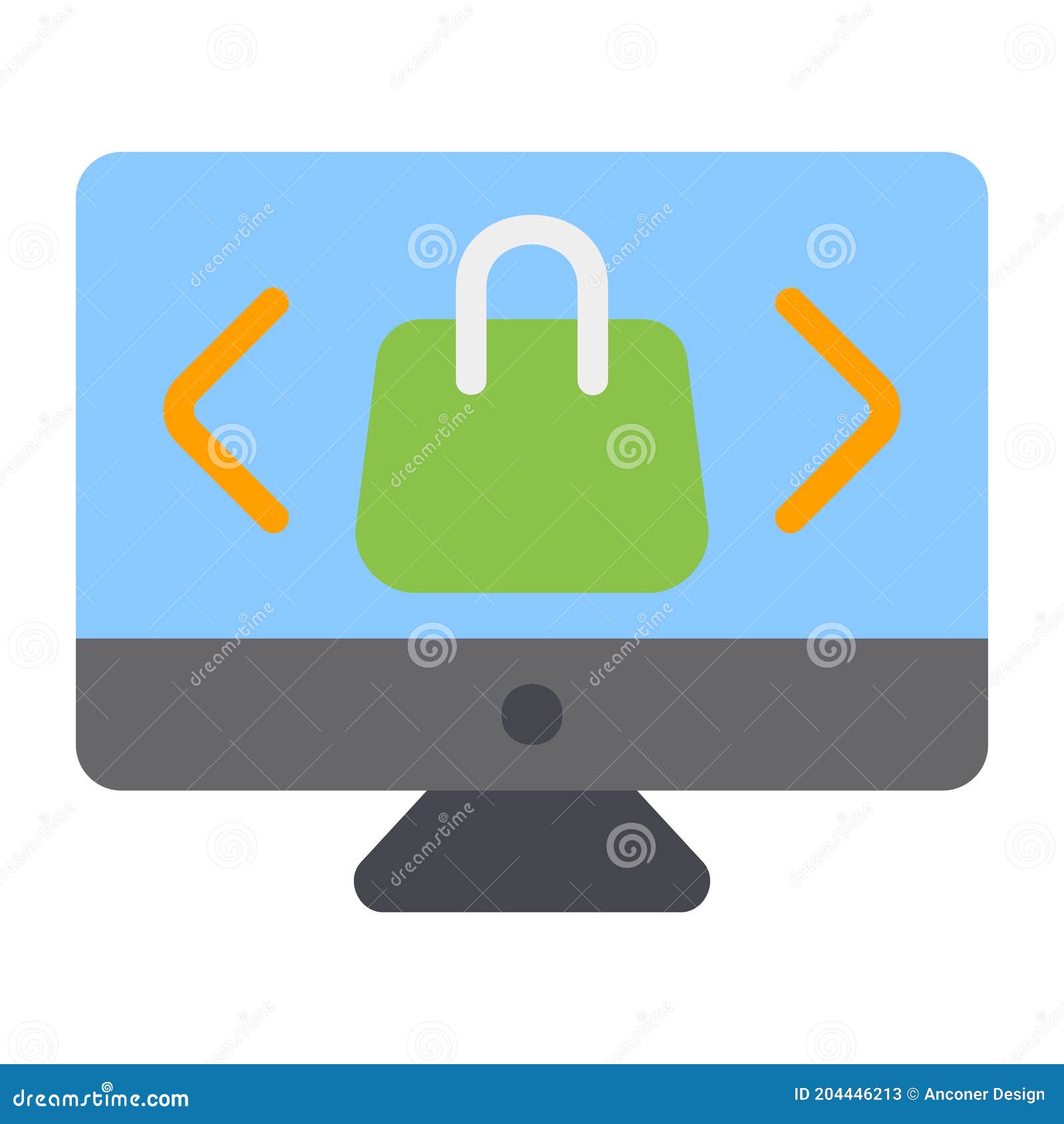 Select Product Icon in Flat Style for Any Projects Stock Vector ...