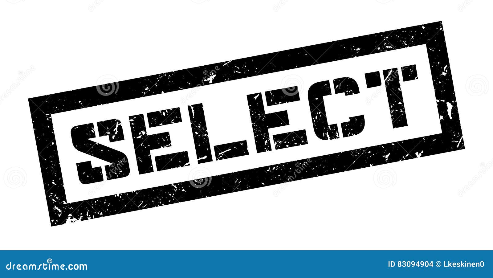 Select rubber stamp stock illustration. Illustration of favored - 83094904