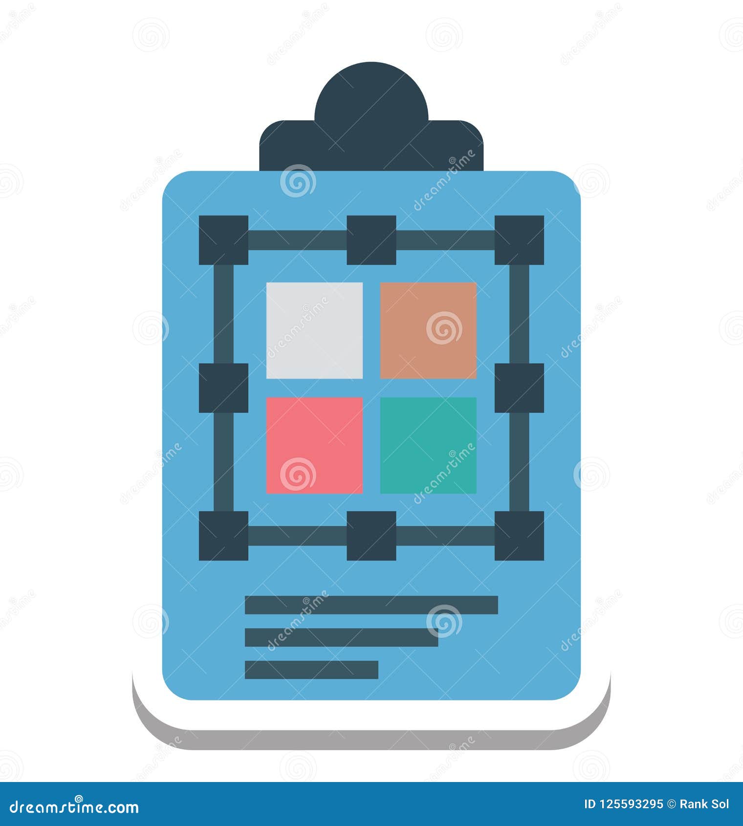 Select Text, Selection Square Isolated Vector Icon Stock Vector ...