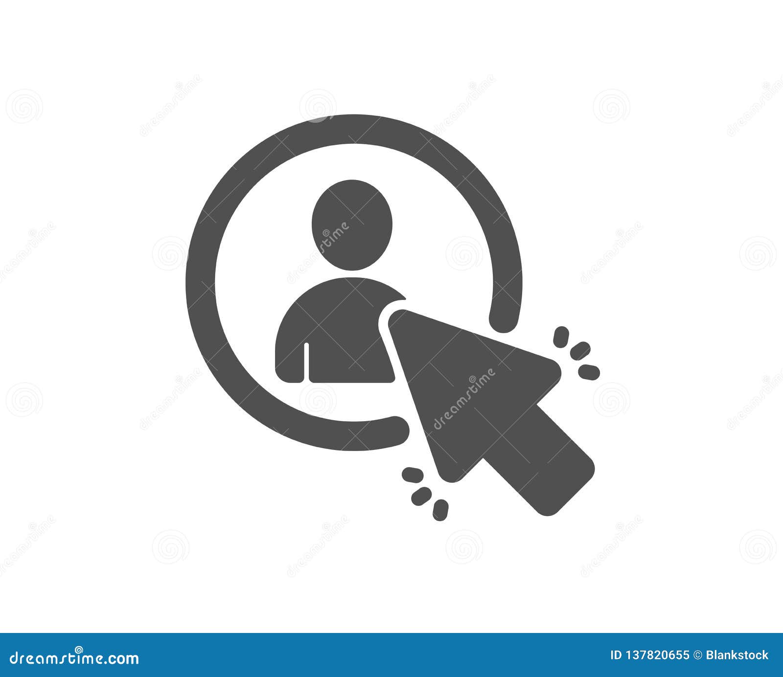 Select User Icon. Business Management Sign. Vector Stock Vector ...