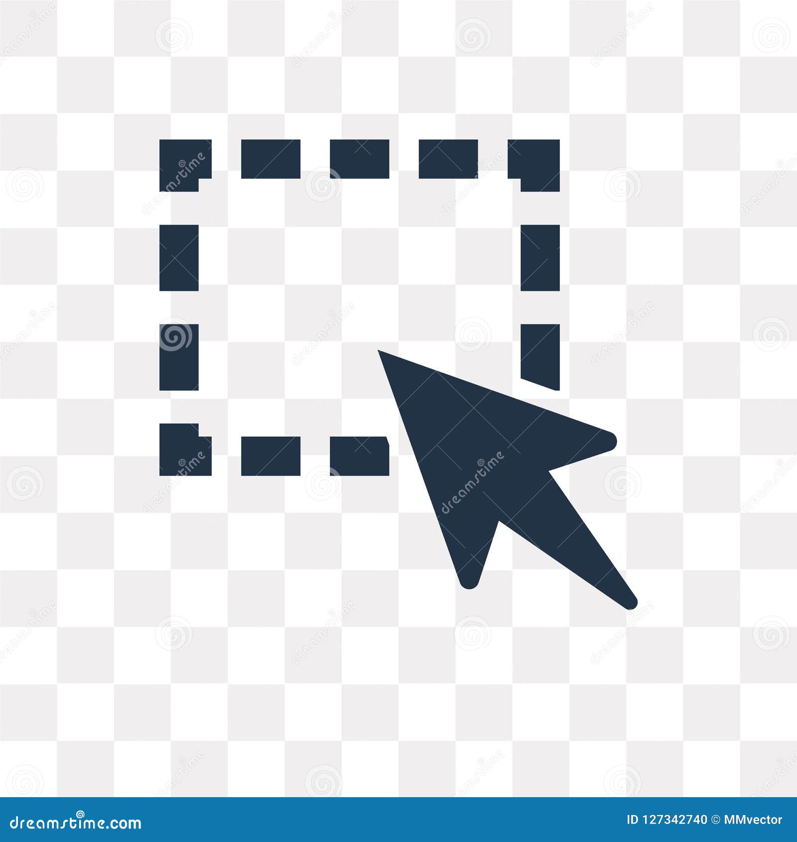 Select Vector Icon Isolated on Transparent Background, Select T Stock ...