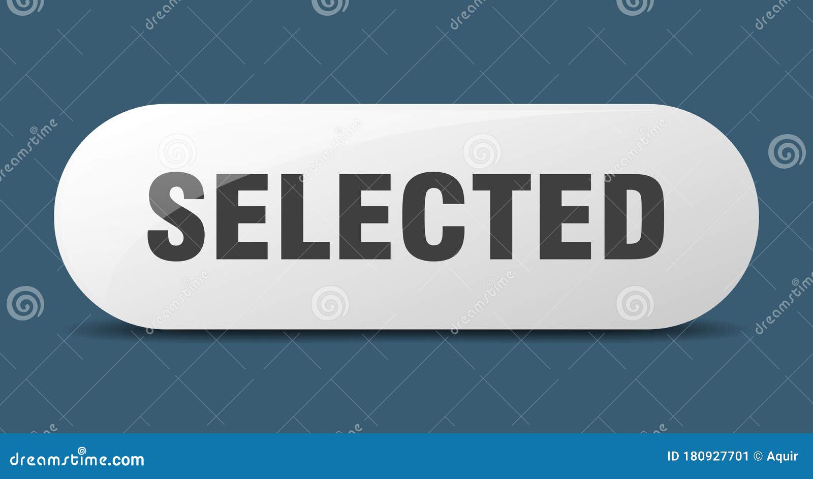 Selected Button. Selected Sign. Key. Push Button Stock Vector ...