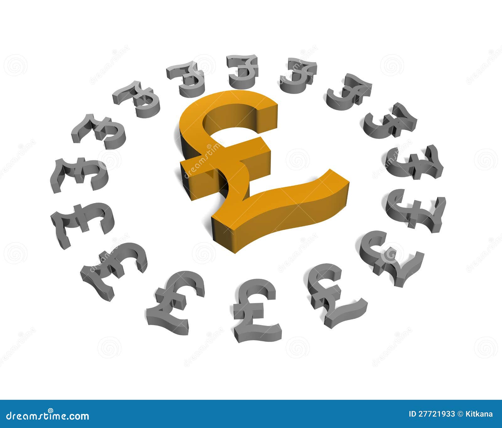 Gold Pound Symbol Stock Illustration | CartoonDealer.com #3492526
