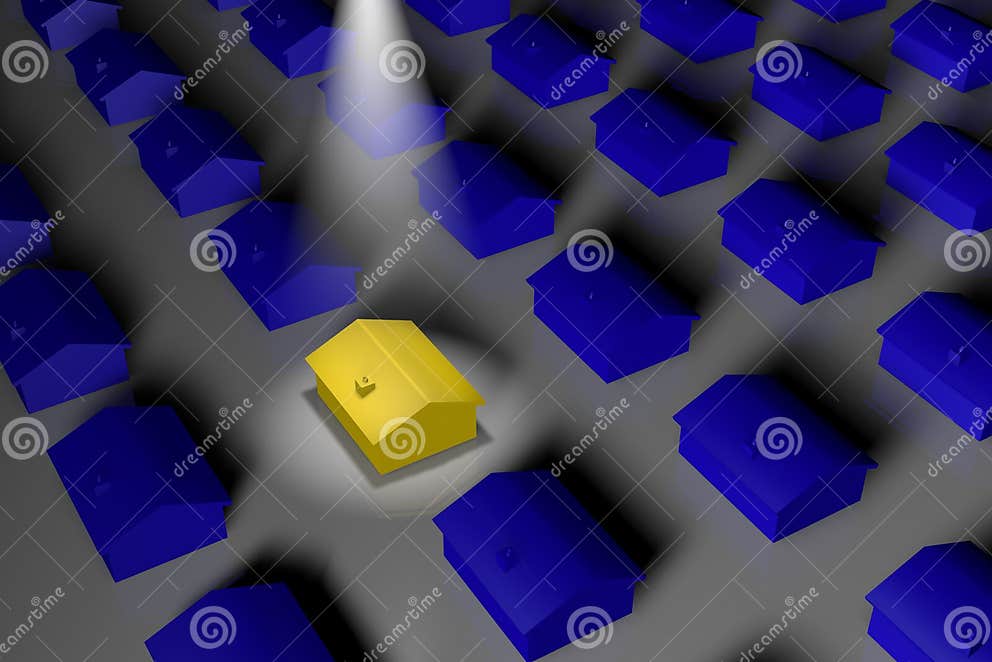 Selected House stock illustration. Illustration of modern - 24397134