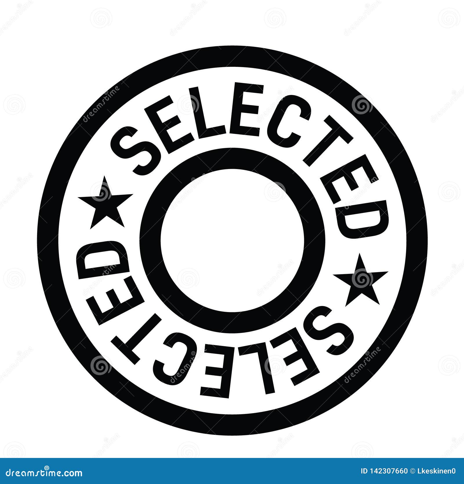 Selected Stamp Illustration Stock Vector - Illustration of business ...