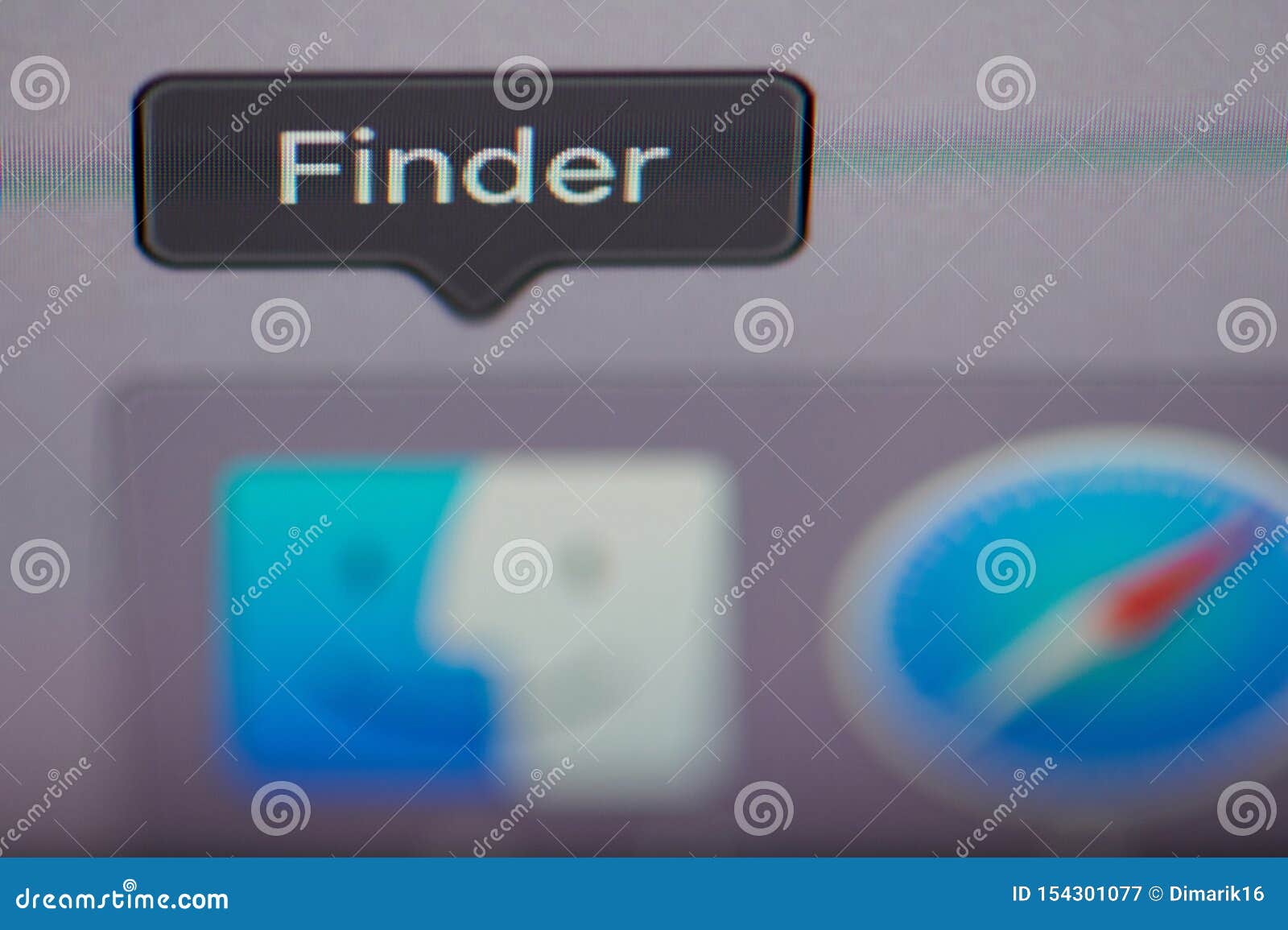 Selecting Finder Application on Computer Editorial Photography - Image ...