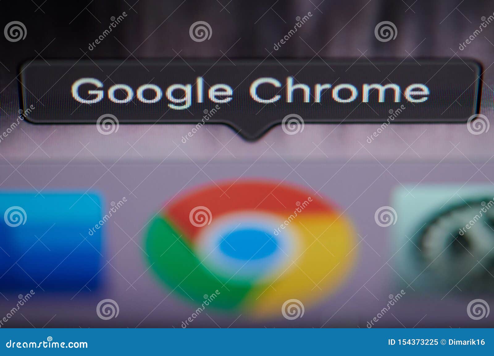 Selecting Google Chrome Application on Computer Editorial Image - Image ...