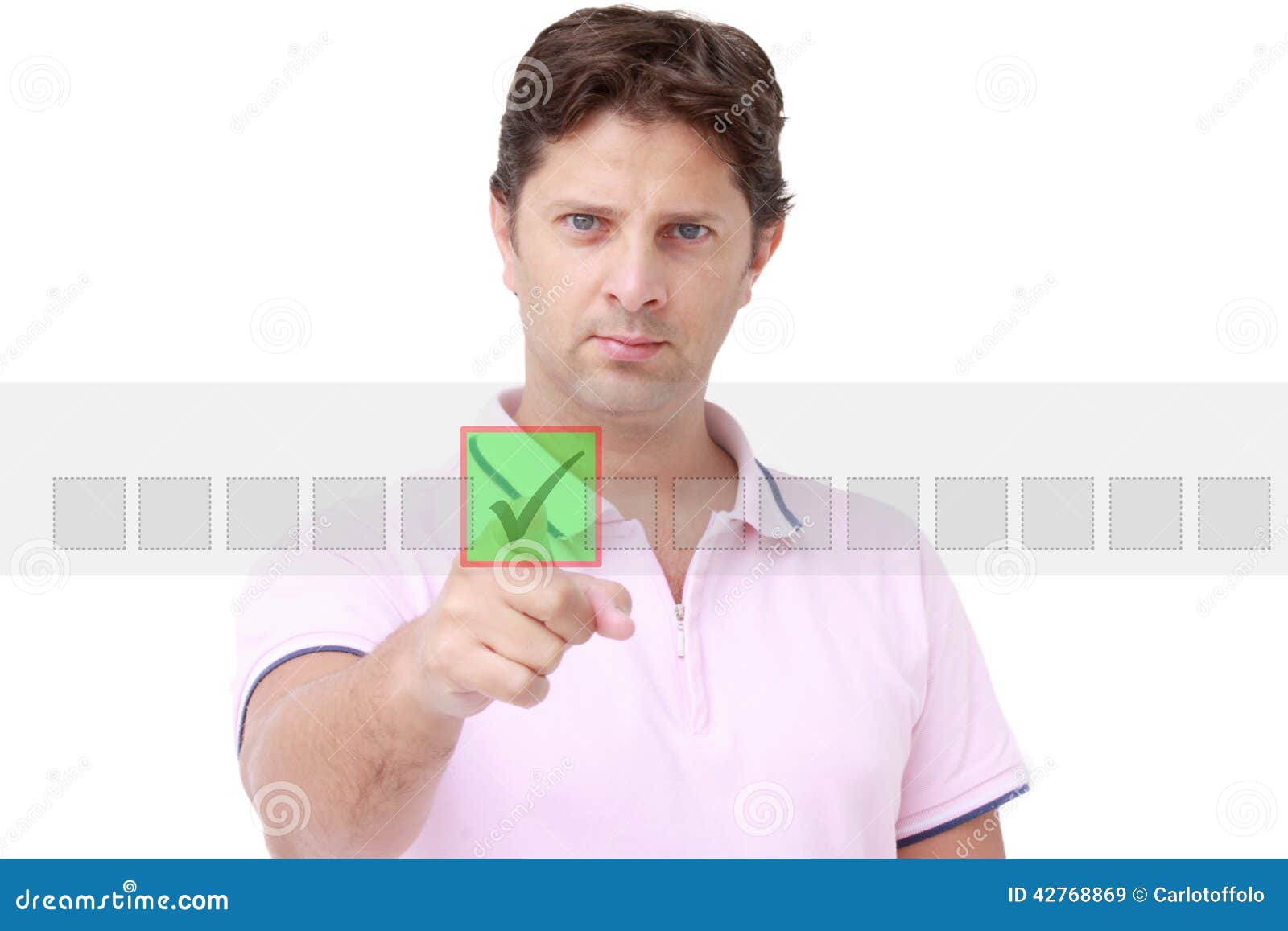 Selecting man - the choice stock image. Image of internet - 42768869