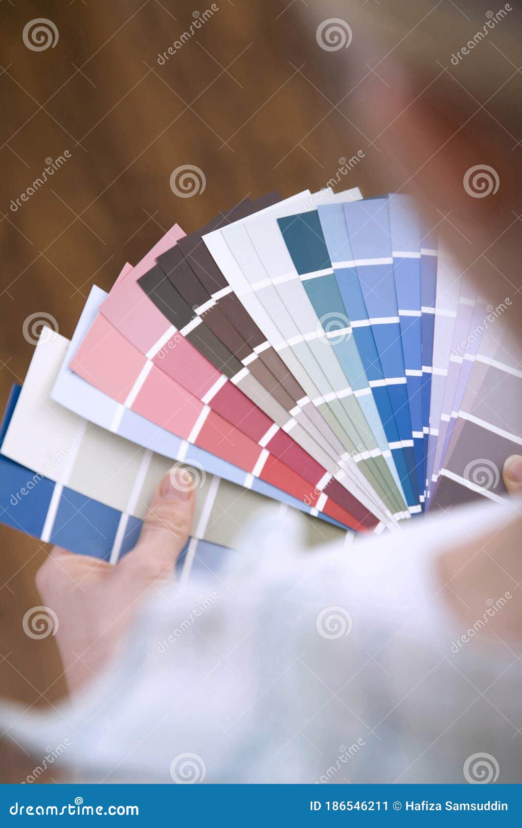 Selecting Paint Colour for New Home. Conceptual Image Stock Image ...
