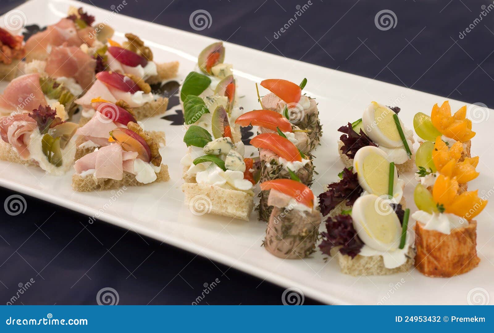 Selection of appetizers stock photo. Image of appetizer - 24953432