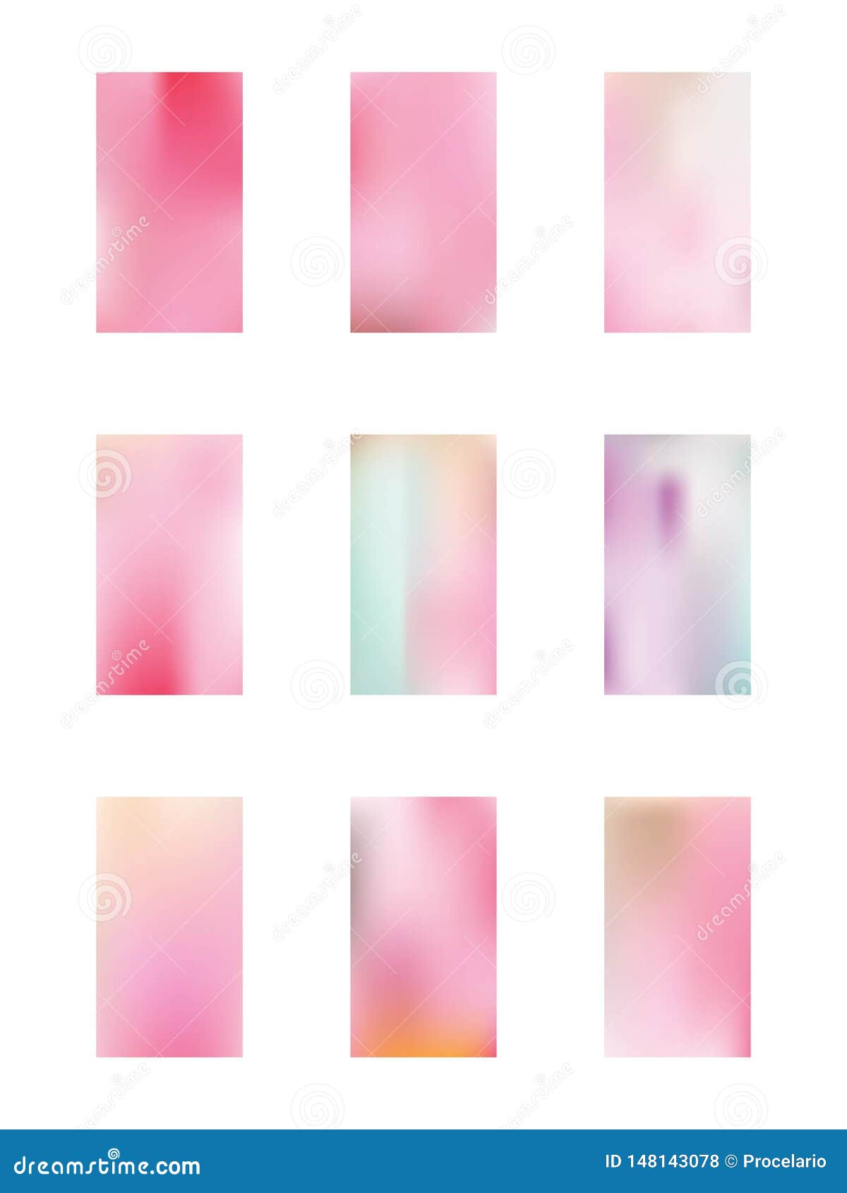 A Selection of Background Illustrations. Stock Vector - Illustration of ...