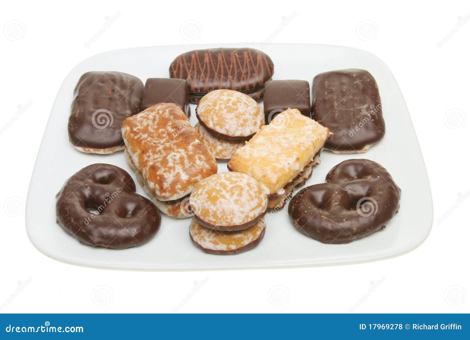 Selection of biscuits stock photo. Image of confectionery - 17969278