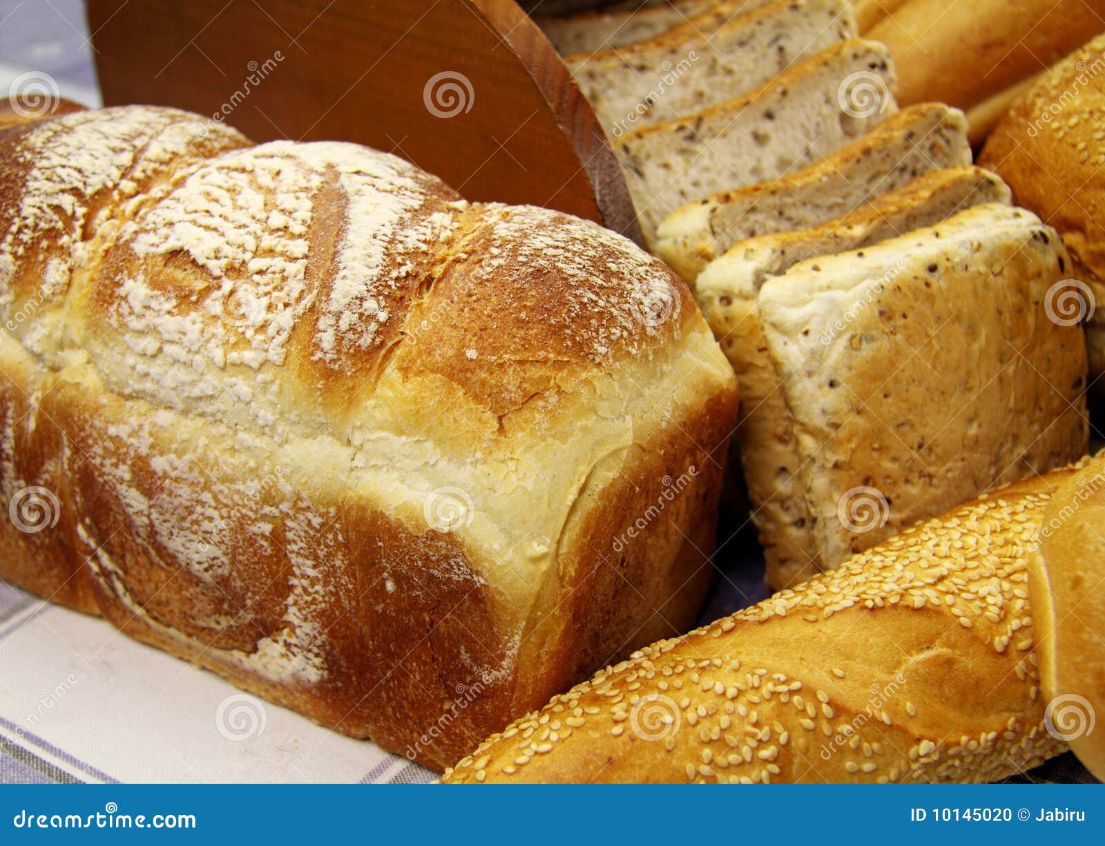 Selection of Breads stock photo. Image of delicious, nutrition - 10145020