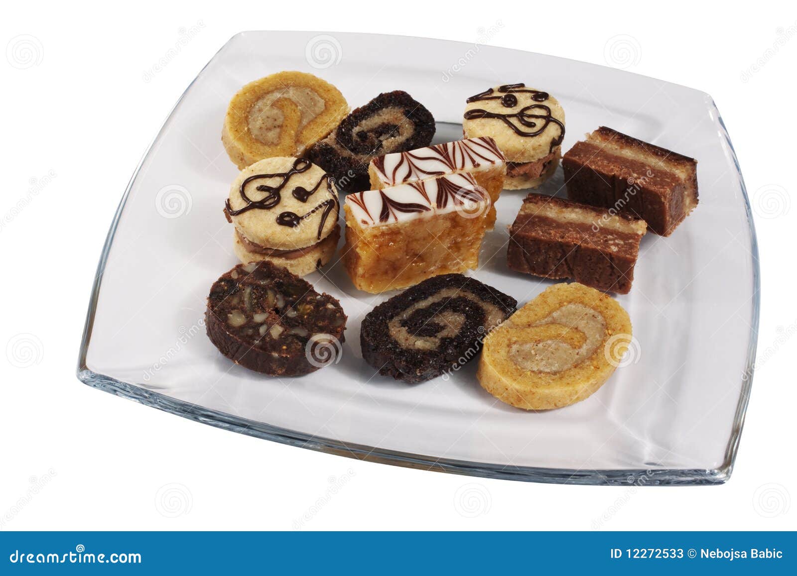 Selection of cakes stock image. Image of carbohydrate - 12272533