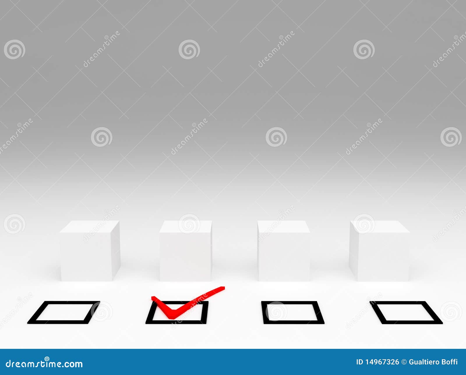 Selection and check mark stock illustration. Illustration of option ...