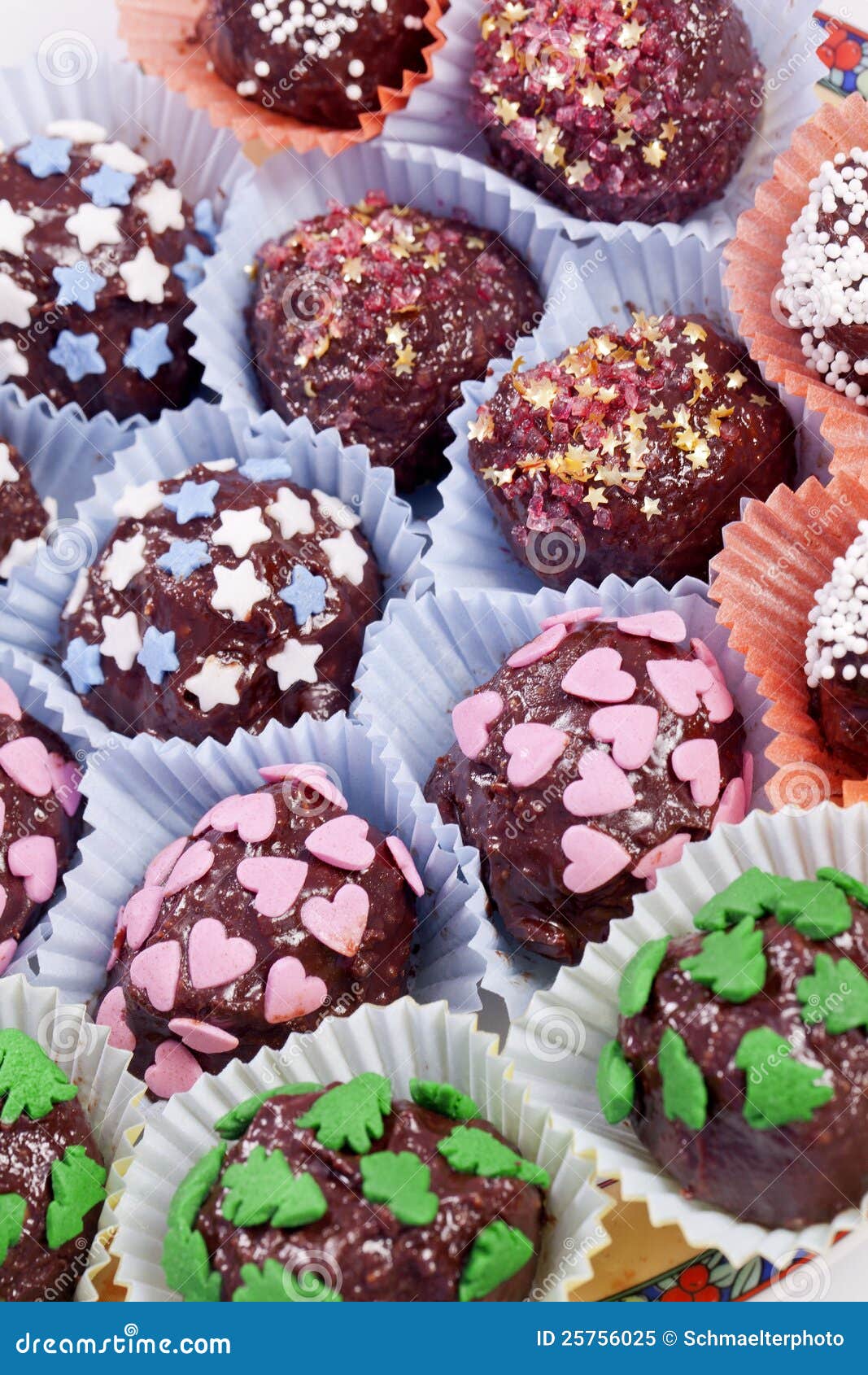 Selection of Chocolote Pralines Stock Image - Image of cocoa, cooks ...